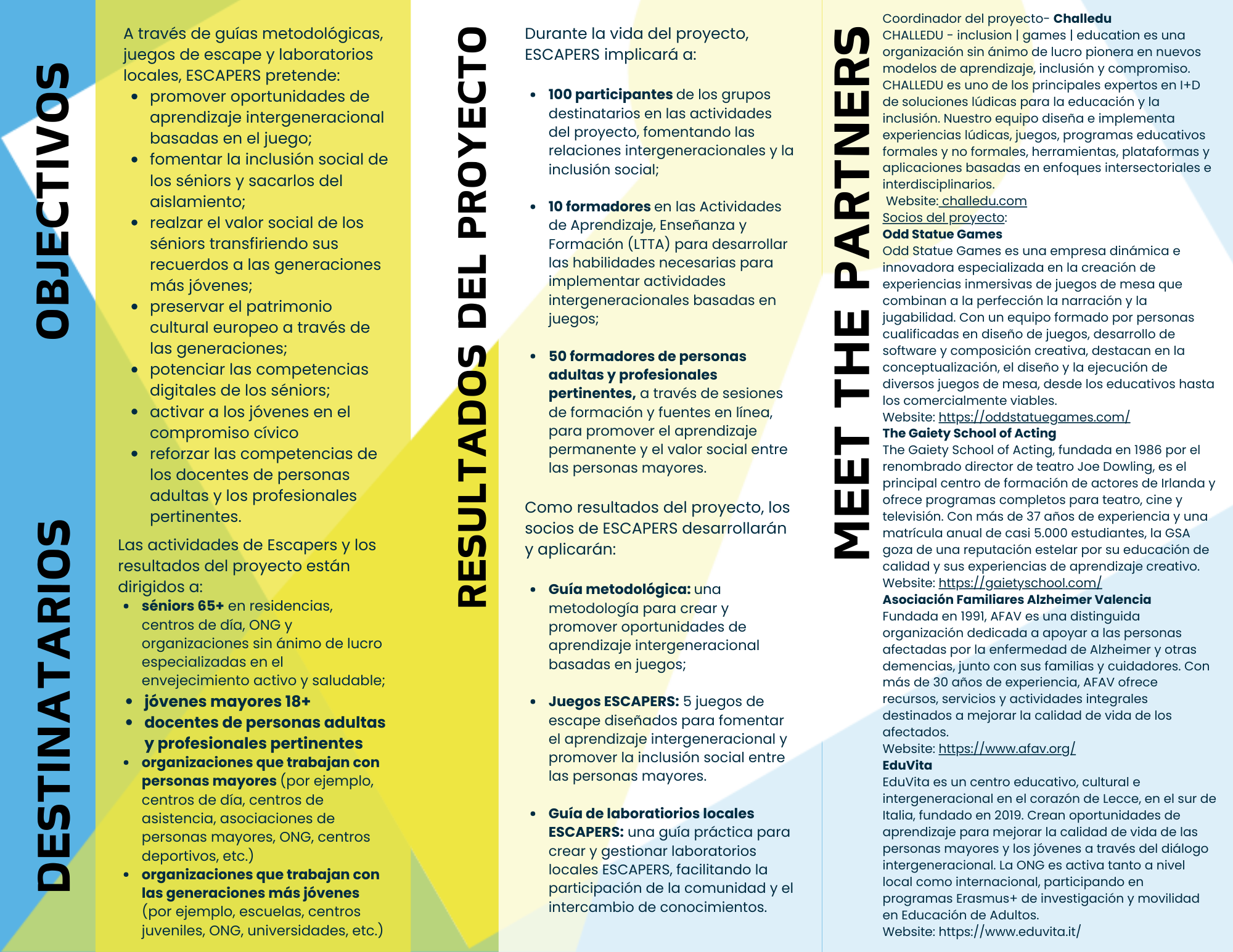 ESCAPERS LEAFLET 2 - AFAV