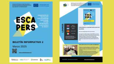 Los socios del proyecto europeo ESCAPERS publican el Boletín informativo 2, con los logros del ...